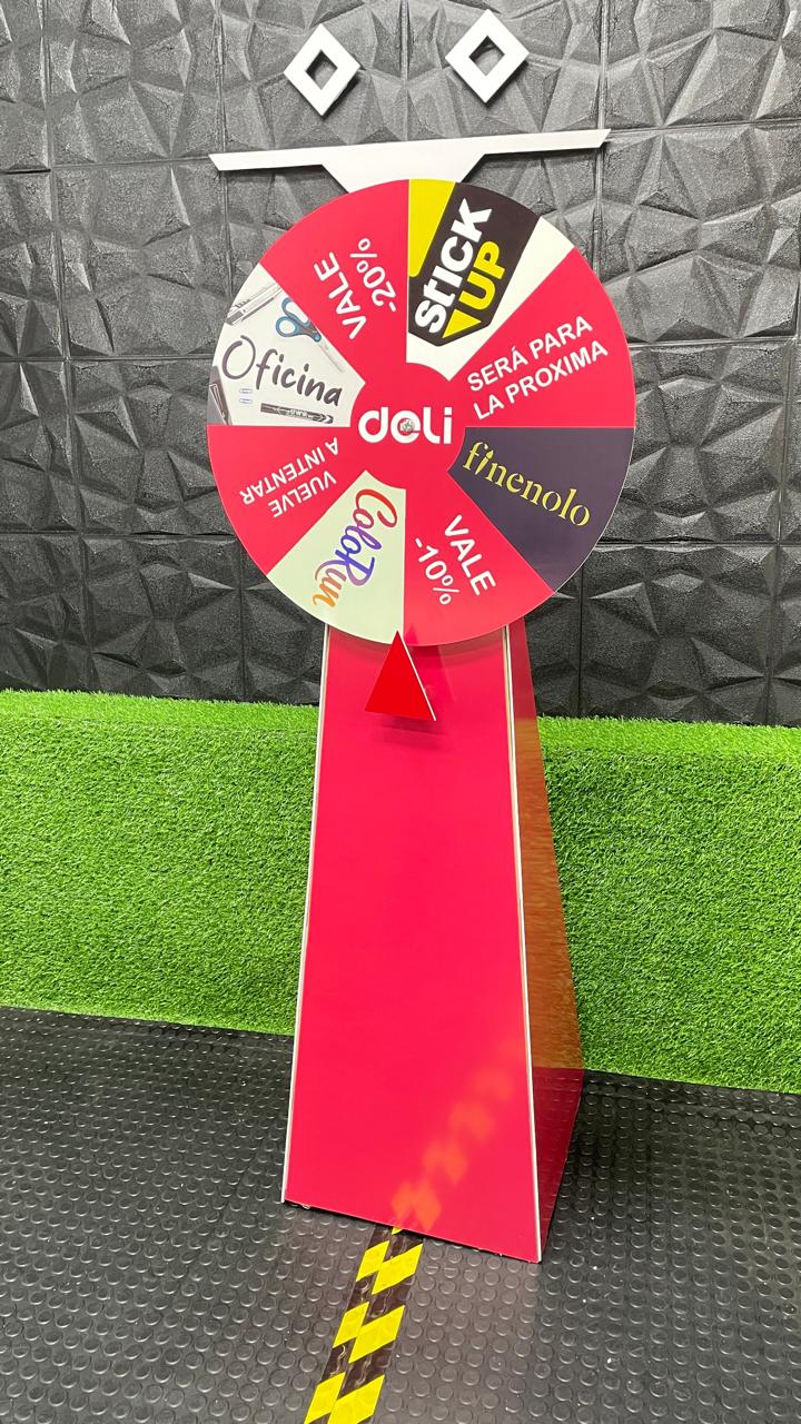 Ruleta Publicitaria Para Eventos / Diseño Personalizado – Hasking Motion